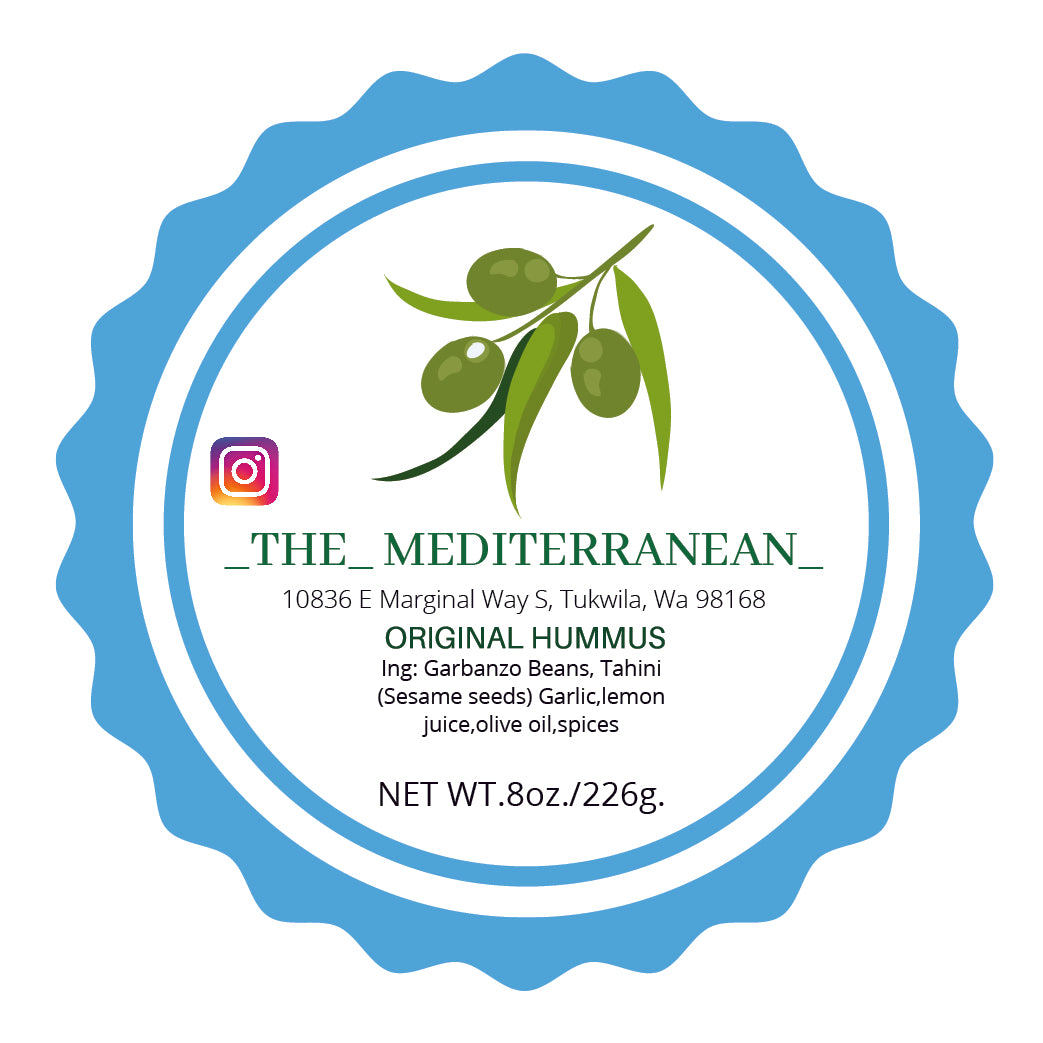 The Original Hummus – THEMEDITERRANEAN HUMMUS